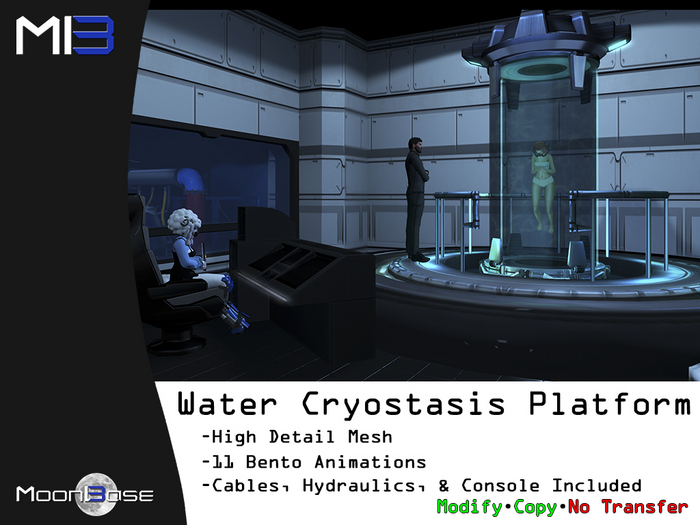 Second Life Marketplace - [MB3] Water Cryostasis Platform